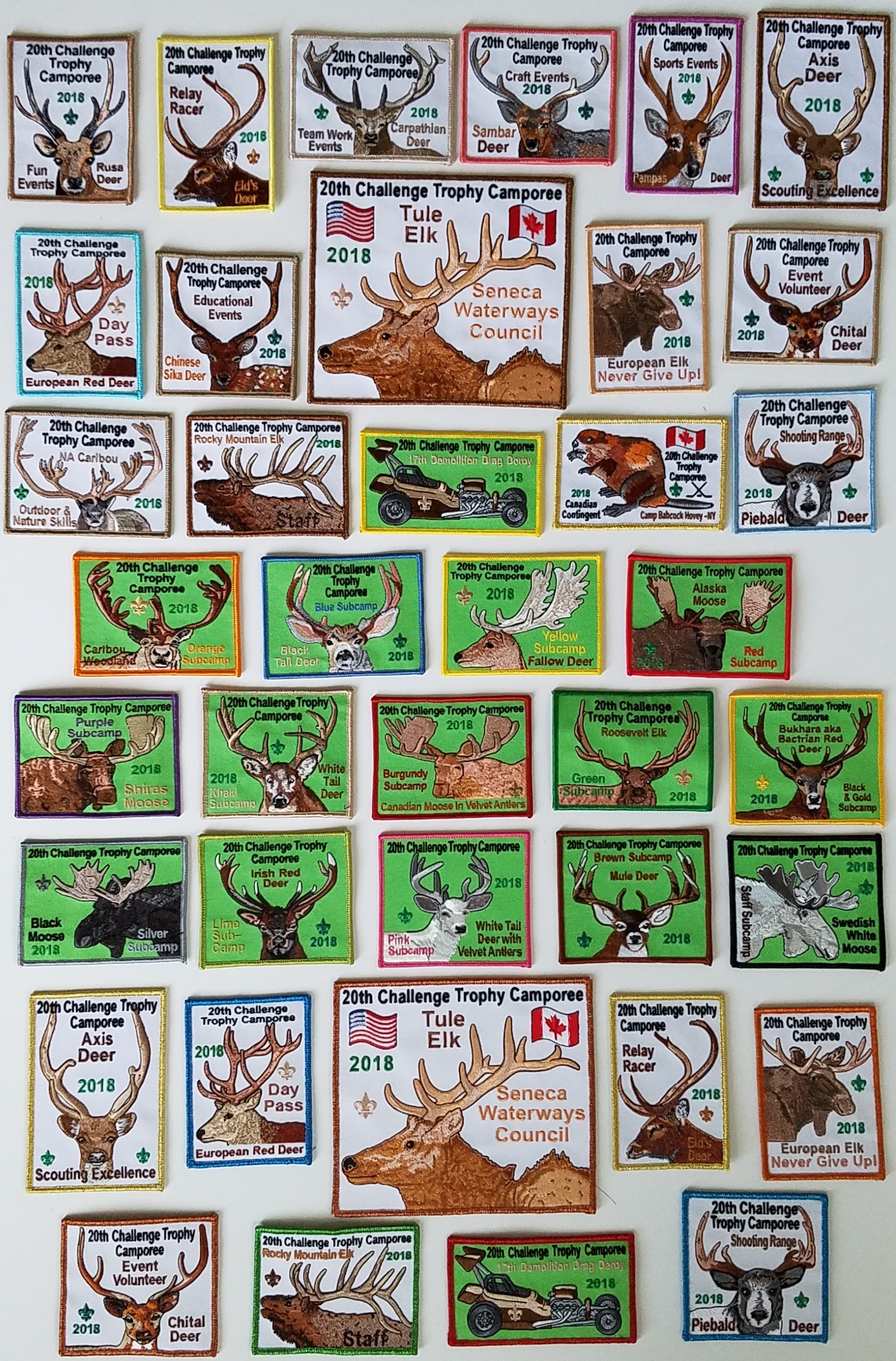 CTC – full patch set | Challenge Trophy Camporee